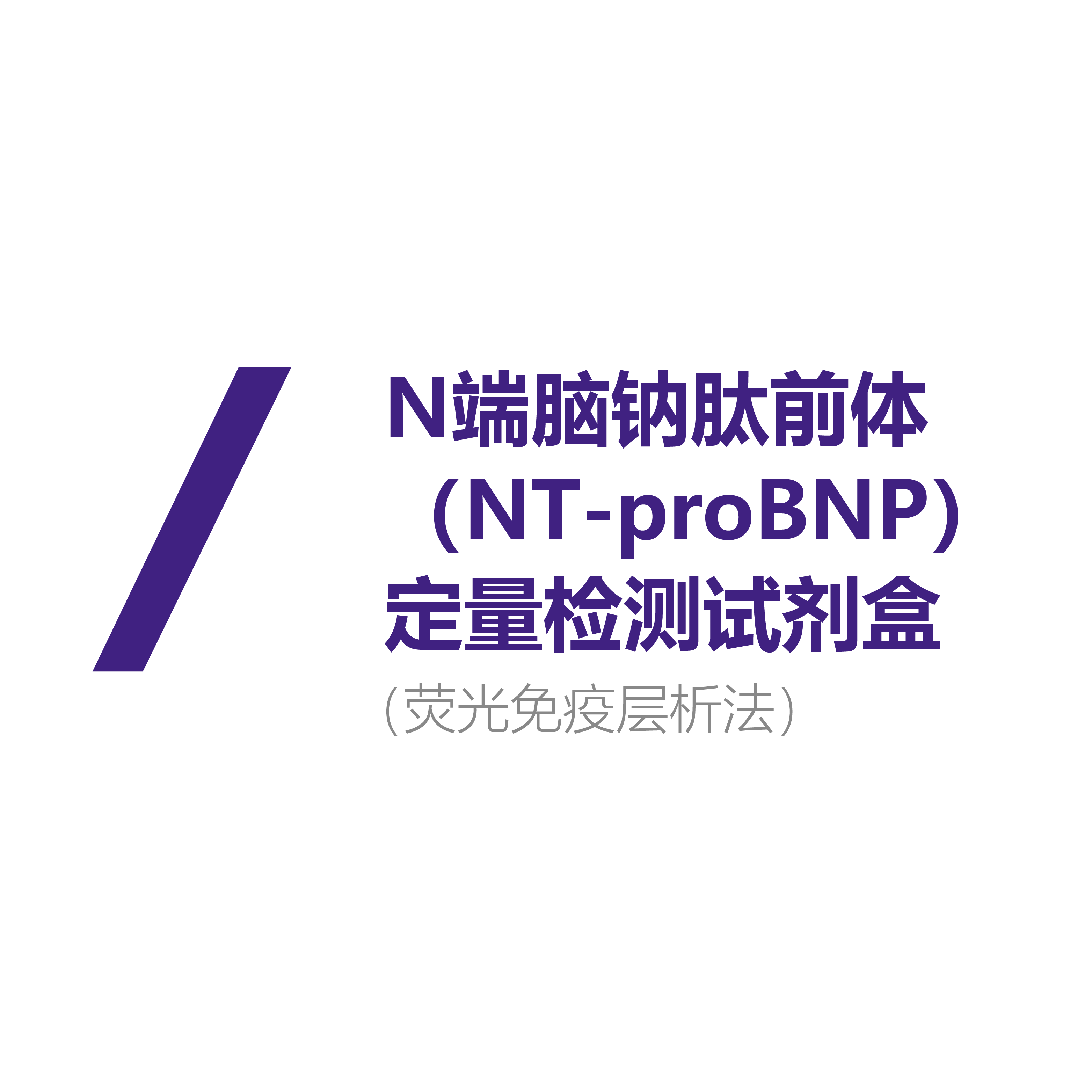 N端脑钠肽前体（NT-proBNP） 定量检测试剂盒（ 荧光免疫层析法）