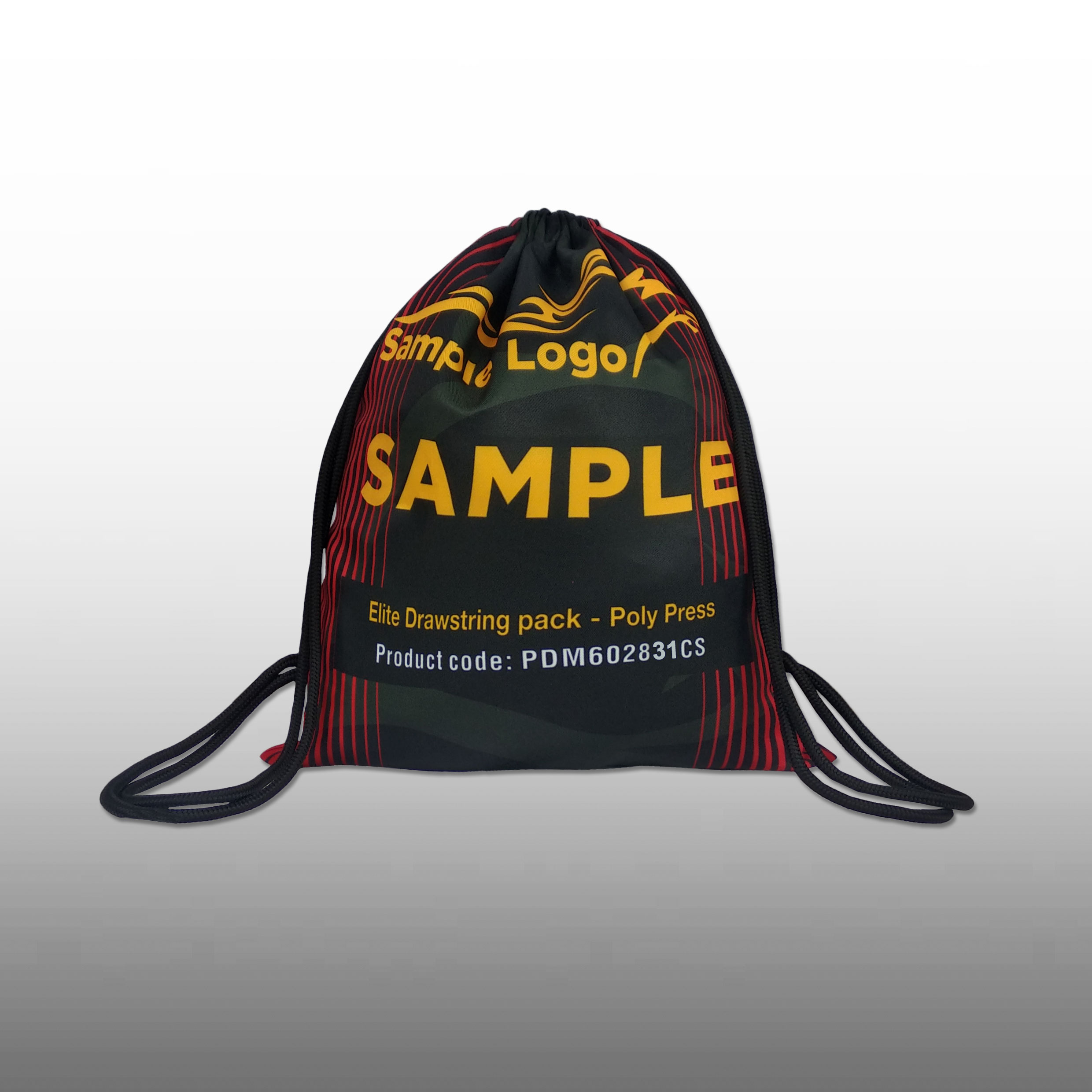 Elite Drawstring Pack-Poly Press